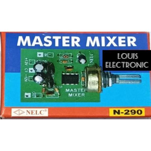 Jual Kit Master Mixer 1 Potensio Rangkaian Audio System Nelc N-290 N290 ...