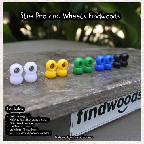 Jual Wheels Roda cnc slim Fingerboard Pro Findwoods - Hitam - Kab ...