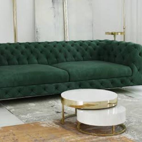 Jual sofa Chesterfield 3 seater set meja besi HPL sofa dubai sofa turkey - Kab. Tegal ...