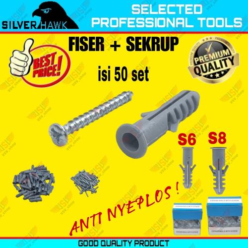 Jual Fiser Sekrup Set Fishe Viser Piser untuk sekrup Dinding Wall ...
