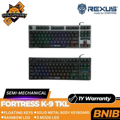 Jual REXUS K-9 TKL FORTRESS BATTLEFIRE Gaming Keyboard - BLACK - Kota ...