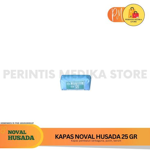 Jual Kapas 25gr Noval Husada l Kapas Putih bersih 25gr l Kapas Pembalut ...