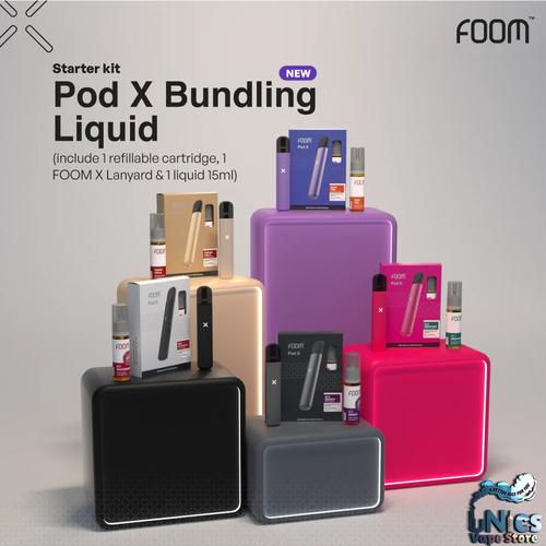 Promo FOOM POD X BUNDLING EDITION with 15ML Foom Liquid - 580mAh ...