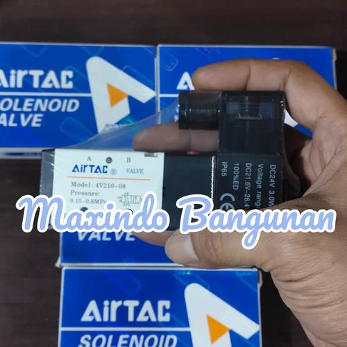 Jual Selenoid Valve 4V210 - 08 DC 24V AIRTAC / Solenoid Valve Airtac DC24V - Jakarta Barat ...