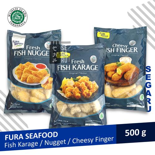 Jual Fura Seafood Fish Nugget / Karage / Cheesy Fish Finger 500 Gram ...