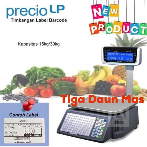 Jual Timbangan Supermarket Print Label Precio LP 15 Kg / 30 Kg - 15 Kg ...