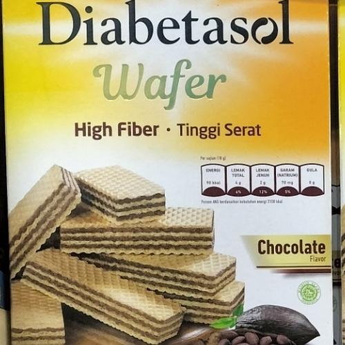 Jual Diabetasol Wafer High Fiber Chocolate 100gr| Wafer Rasa Coklat ...