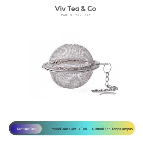 Promo Saringan Teh Bulat Stainless Strainer Infuser 50mm - 5cm ...