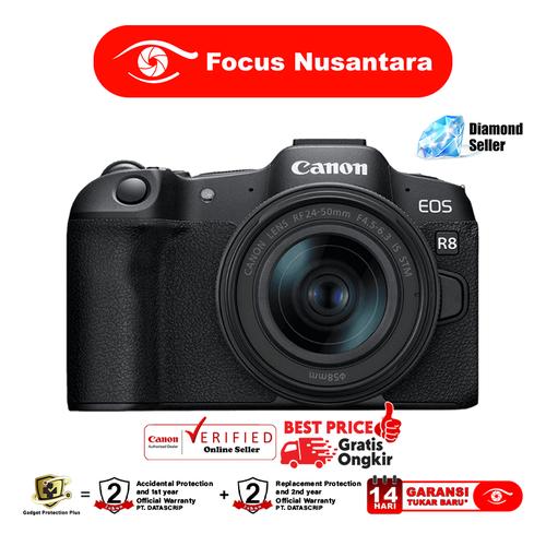 Promo Canon EOS R8 Body Only / EOS R 8 Kit 24-50mm Mirrorless Garansi ...