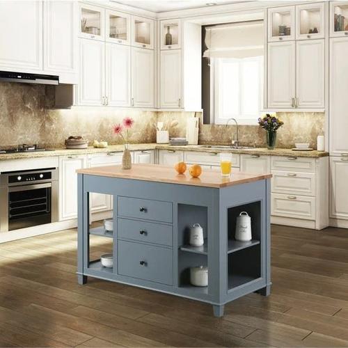Jual meja island table kayu jati - meja kitchen minimalis - island ...