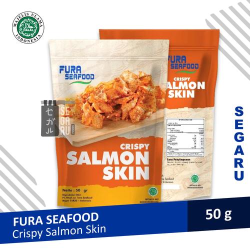 Jual Fura Seafood Crispy Salmon Skin Snack | Keripik Kulit Ikan Salmon ...