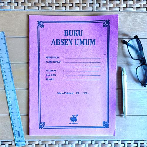 Jual BUKU Absen Umum Siswa Per 3 Bulan | Daftar Hadir Murid SD SMP SMA ...
