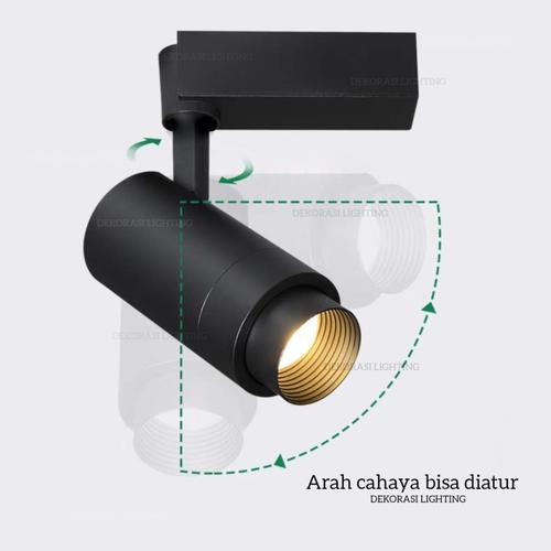 Jual Kap housing Lampu sorot 10watt spotlight flexible 15 derajat ...