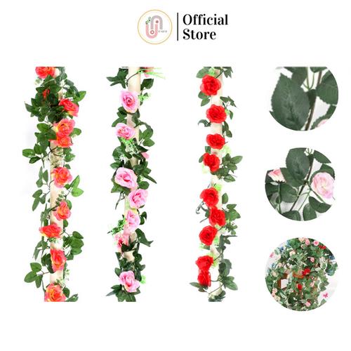 Jual Tanaman Hias Bunga Mawar Rambat Artificial Pajangan Dekorasi Rumah ...