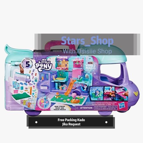 Jual My Little Pony Mini World Magic Mare Stream Van Playset Original ...