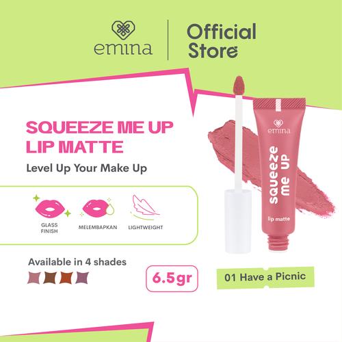 Promo Emina Squeeze Me Up Lip Matte 6.5 g - Lip Cream Ringan ...