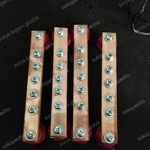 Jual busbar tembaga 4mm x 20mm x 150mm - busbar custom nol arde ...