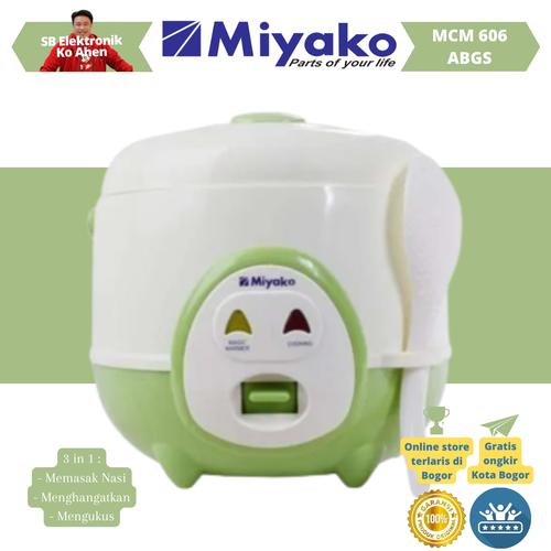 Jual Miyako – Magic Com 0.6 Liter 3in1 300 Watt MCM606ABGS - Kota Bogor ...