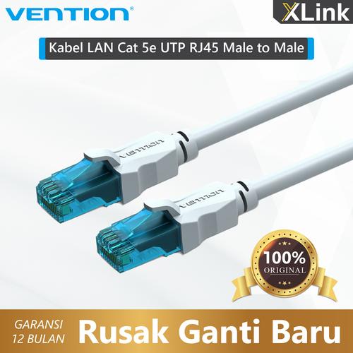 Jual Kabel LAN Cat 5e UTP RJ45 Male to Male Vention Network Ethernet - Kota Semarang - XLink ...