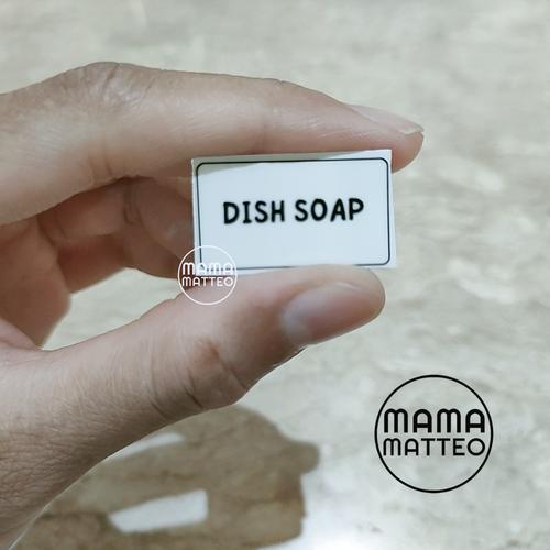 Jual STICKER BENING Label Nama Botol Refill Isi Ulang Stiker Rumah ...