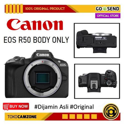 Promo Canon EOS R50 Body Only Mirrorless Camera Canon GARANSI RESMI ...