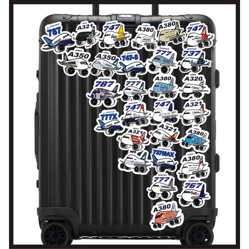 Jual plane sticker / aeroplane sticker pack / flight sticker / sticker ...