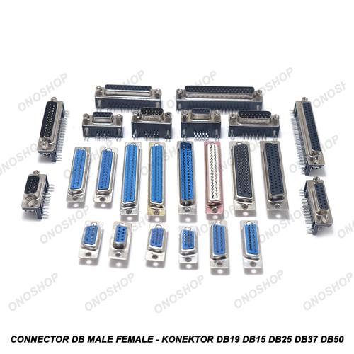 Jual Connector DB Male Female - Konektor DB9 DB15 DB25 DB37 DB50 - DB01 ...