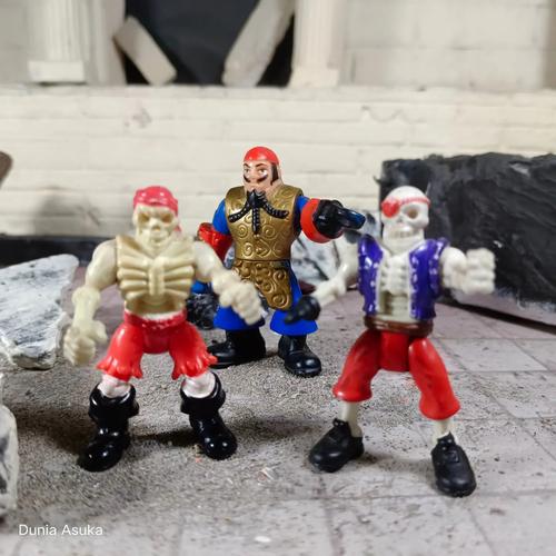 Jual Figure ELC Fisher Price Imaginext Pirates captain and Skeleton ...
