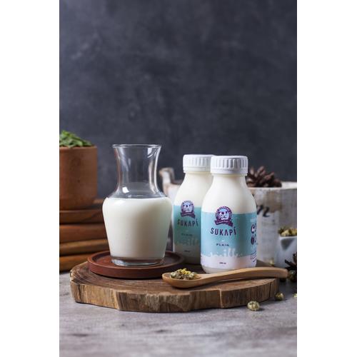 Jual Susu Kandang Sapi botol 250ml - Plain - Jakarta Barat - SuKapi ...