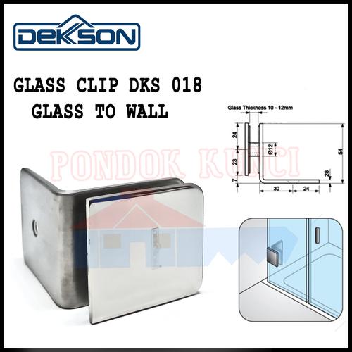 Jual GC 018 Glass Clip L Dekkson Jepitan Klip Pintu Dekson Kaca ke Tembok - Kota Tangerang ...