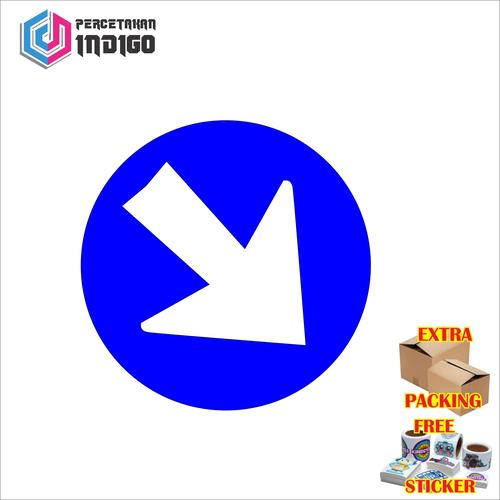 Jual plat alumunium rambu lajur atau bagian jalan yang di lewati ...