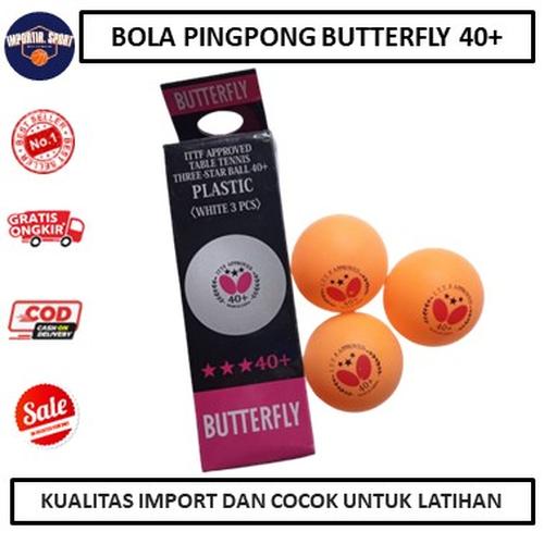 Jual PAKET 5 PACK BOLA PINGPONG / TENIS MEJA BUTTERFLY ISI 3 - Jakarta Barat - Importir Olahraga ...