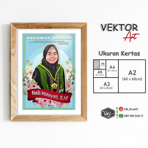 Jual Kado wisuda custom vector art Promo! - Mentahan - Kab. Bekasi ...