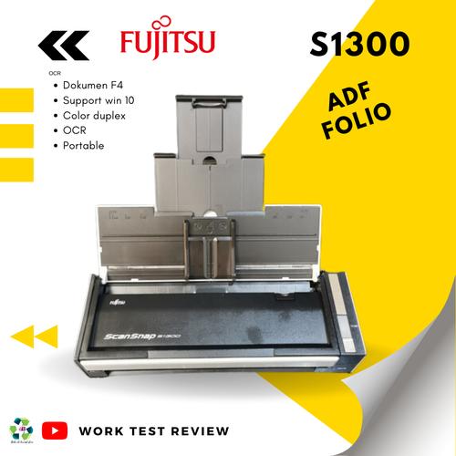 Jual Scanner Folio F4 Fujitsu ScanSnap S1300 Scan Duplex Portable OCR ...