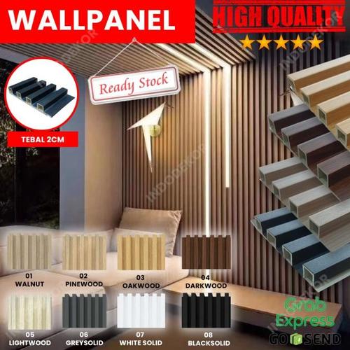Jual Ready Wood Panel WPC / Wall Panel PVC / Panel Dinding Kayu / Kisi ...