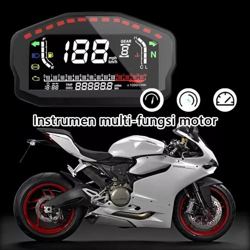 Jual Speedometer Digital Universal Motor RX3N Speedometer Digital LED ...