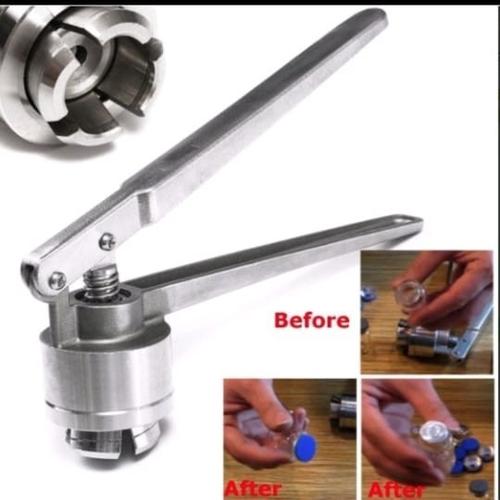 Jual Stainless Steel Manual Crimper Vial Bottle Cap Sealer 3,2cm Tang ...