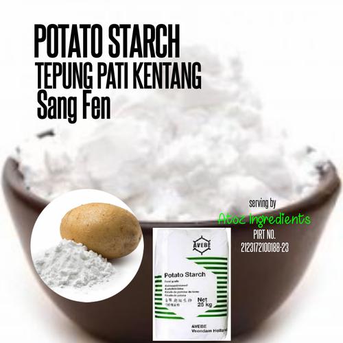 Jual Tepung Pati Kentang 1 KG /Potato Starch/Katakuriko - Halal 1 KG ...