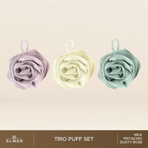 Promo Trio Puff Set - Kab. Tangerang - ELMER Soaps & Gifts | Tokopedia
