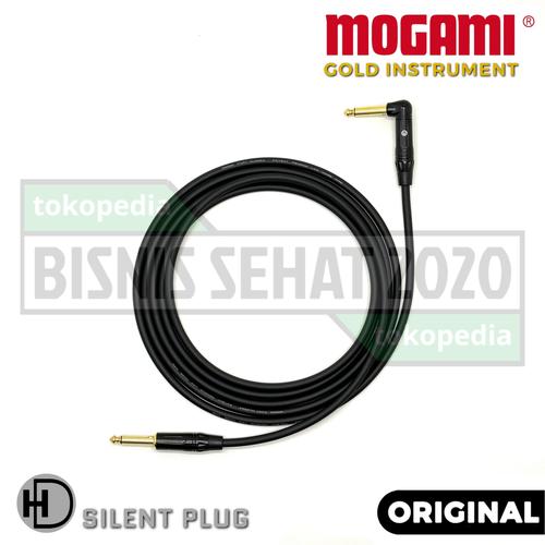 Jual Kabel Gitar Instrument Mogami Silent Plug - DUAL STRAIGHT, 3 Meter ...