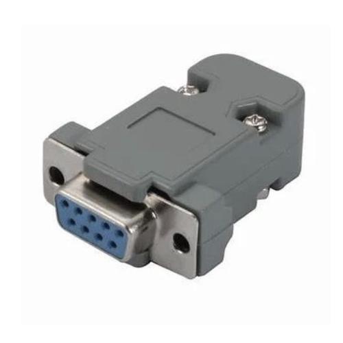 Jual DB9 connector FeMale 9p with cover case DB 9 pin serial adapter ...