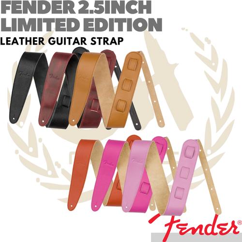 Promo FENDER 2.5inch Limited Edition Leather Strap Gitar Bass - LIZARD ...