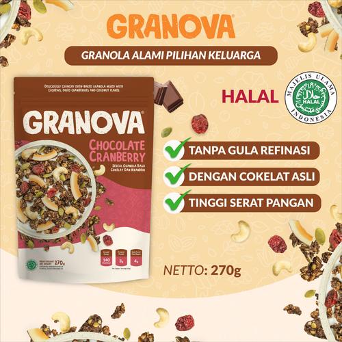 Promo Granova - Granola Choco Cranberry 100gr / 270gr - Sereal, Halal ...