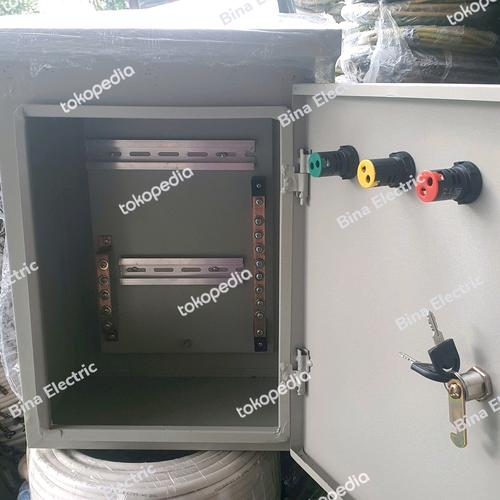 Jual Box Panel Listrik 30x40x18 Topi + Pilot Lamp + Rel MCB + Busbar - Jakarta Pusat - Bina ...