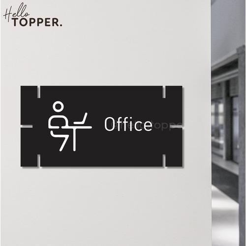Jual Office Kantor Signage Acrylic Sign Board Papan Label Akrilik ...