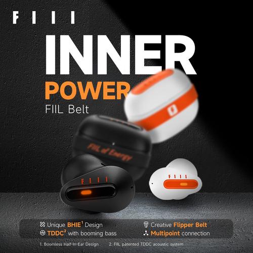 Jual Fiil Belt TWS Earphone Half in Ear Bluetooth 5.3 AntiBacterial ...