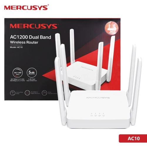 Jual Mercusys AC10 AC1200 Wireless Dual Band Router 5G Dualband ...