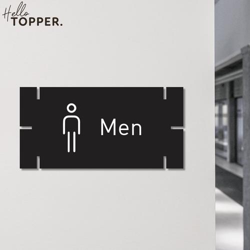 Jual Toilet Pria Signage Acrylic Sign Board Akrilik Papan Label Puzzle ...