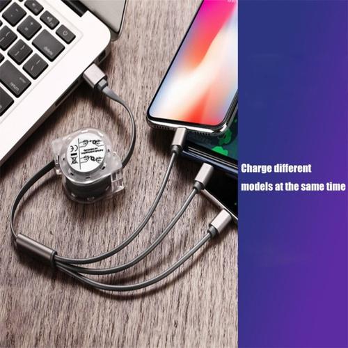Jual KABEL CABANG 3 LIGHTNING MICRO USB TYPE C IPHONE ANDROID FAST ...