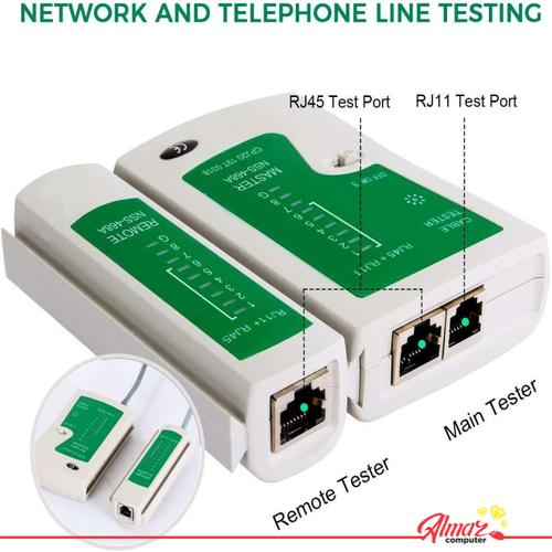 Jual Lan Tester Alat Penguji Kabel Lan RJ45 Telepon Tester Rj11 Lan ...